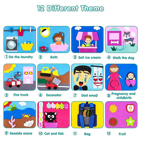 3D zabavna knjiga za učenje za malu djecu | FIRSTBOOK – Toprabat.hr